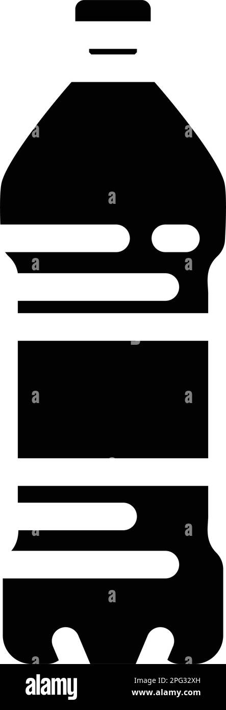 container water plastic bottle glyph icon vector illustration Stock ...