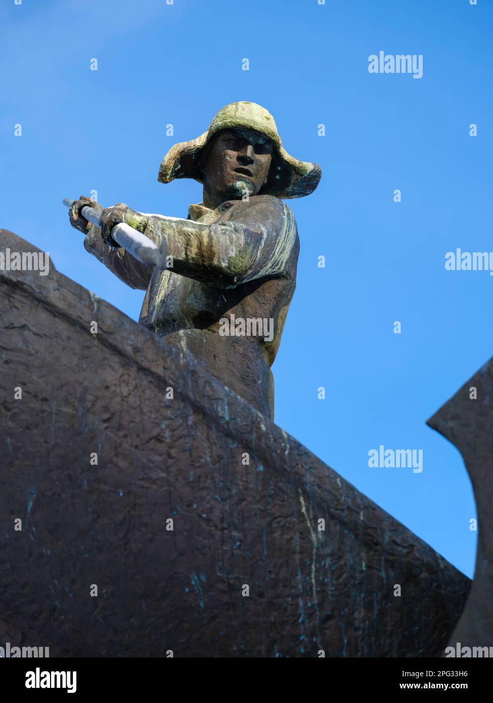 Monument comemmorating the whale catchers of the arctic. Tromso or ...