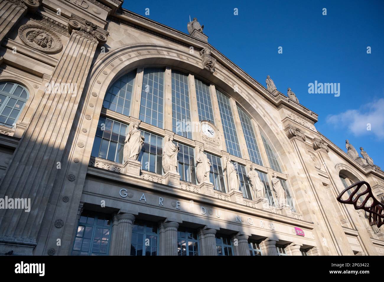 Exterior of Gare Du Nord train station in Paris, France Stock Photo - Alamy