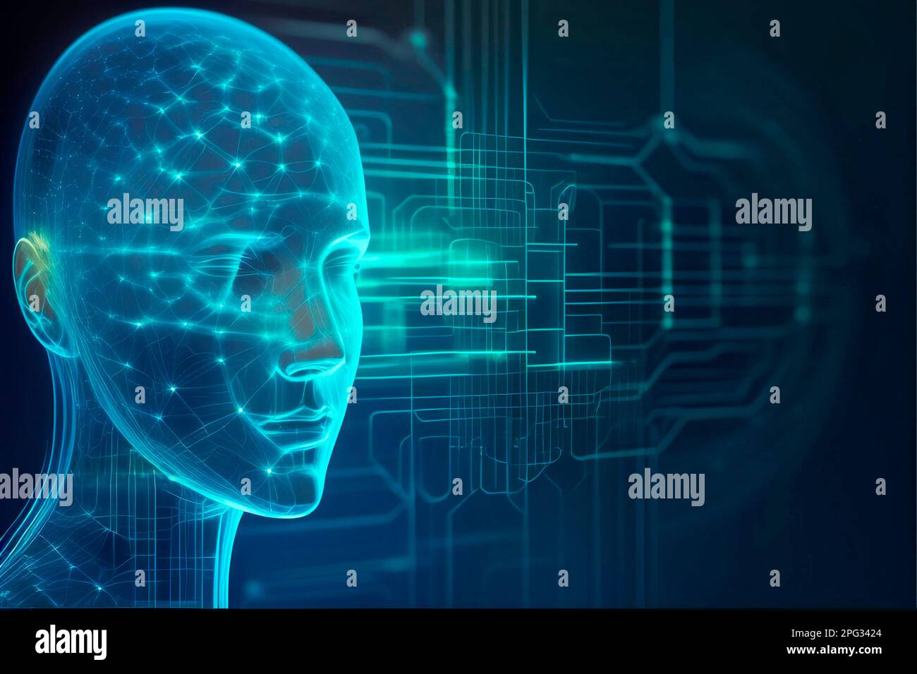 Network brain hi-res stock photography and images - Alamy