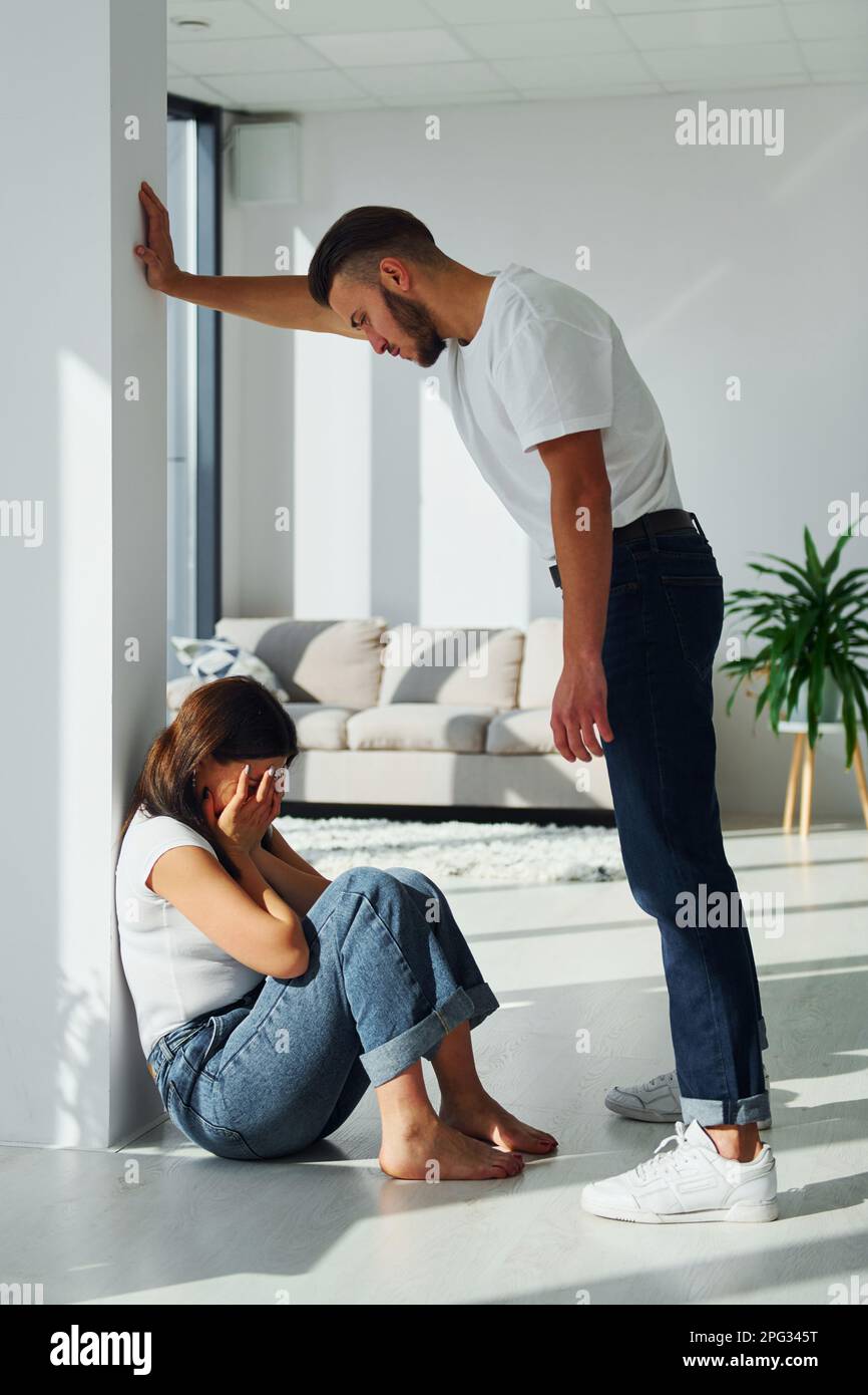 Mature man aggressive home hi-res stock photography and images - Alamy