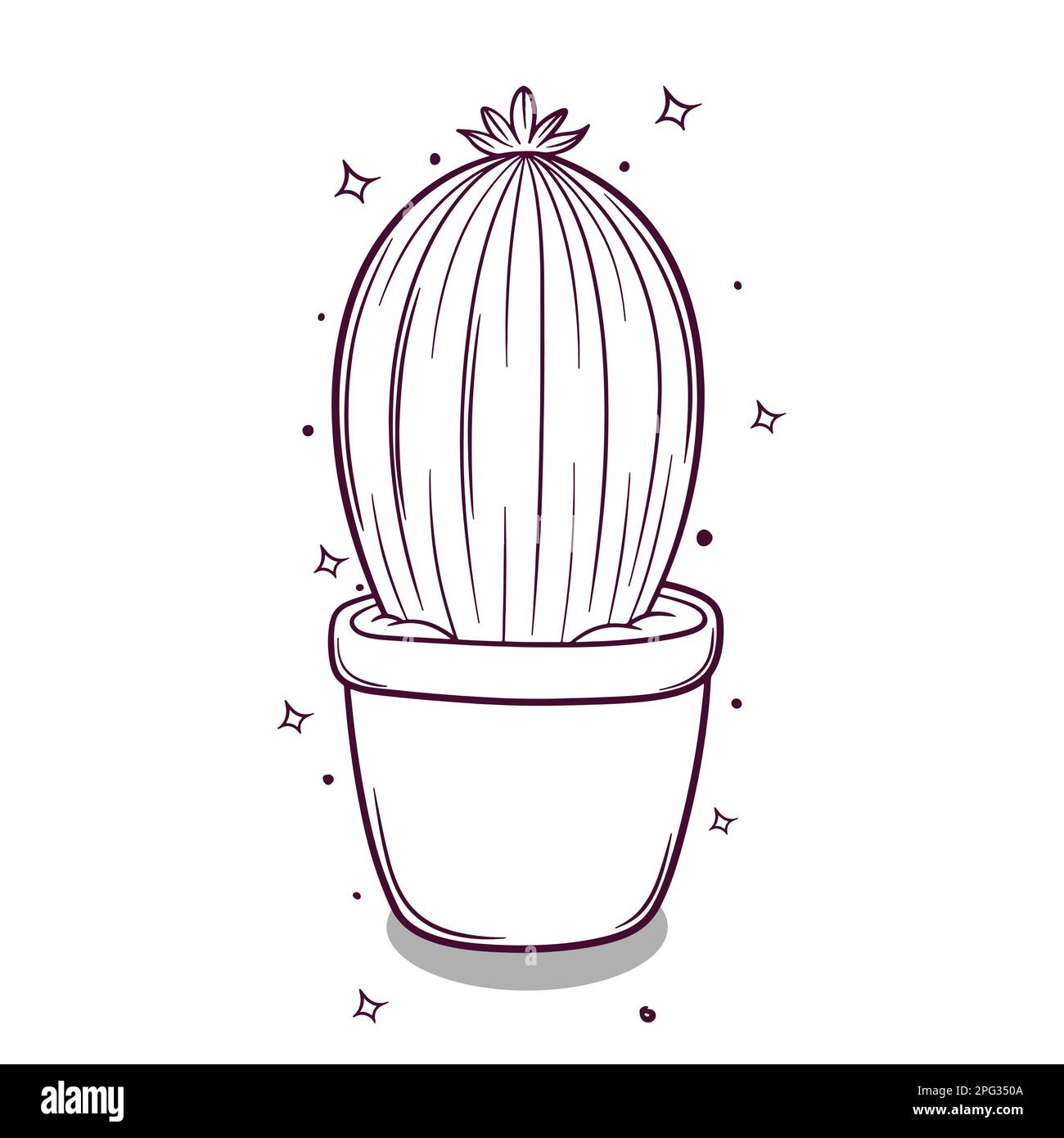 Cactus texas landscape Cut Out Stock Images & Pictures - Alamy