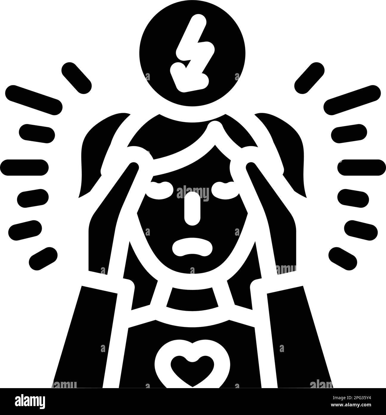 Nervous kid Black and White Stock Photos & Images - Alamy