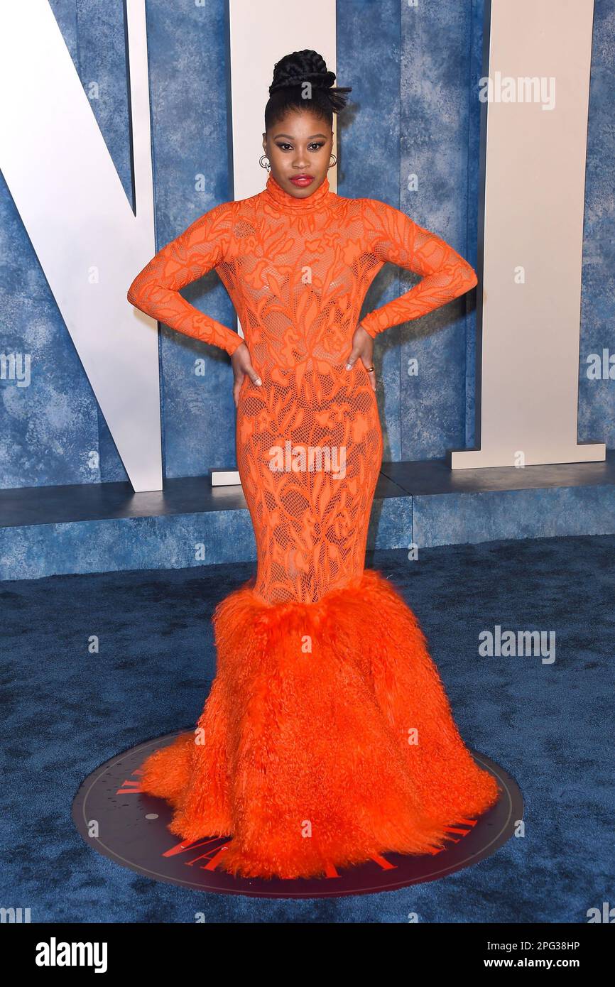 Dominique Fishback at the after-party for Vanity Fair Oscar Party ...