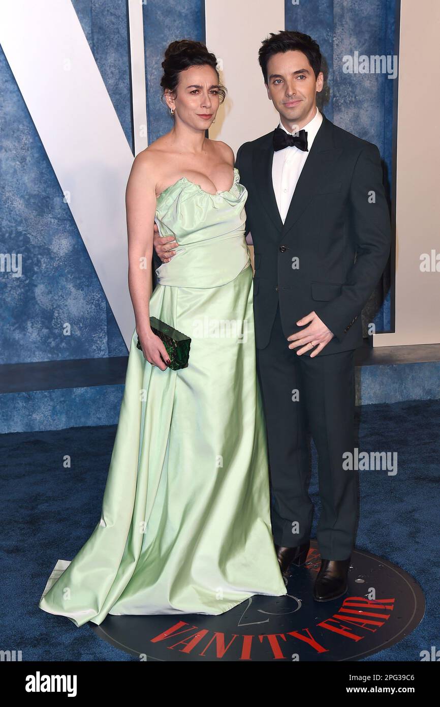 Los Angeles, CA. 12th Mar, 2023. Lucia Aniello, Paul W. Downs at the after-party for Vanity Fair ...