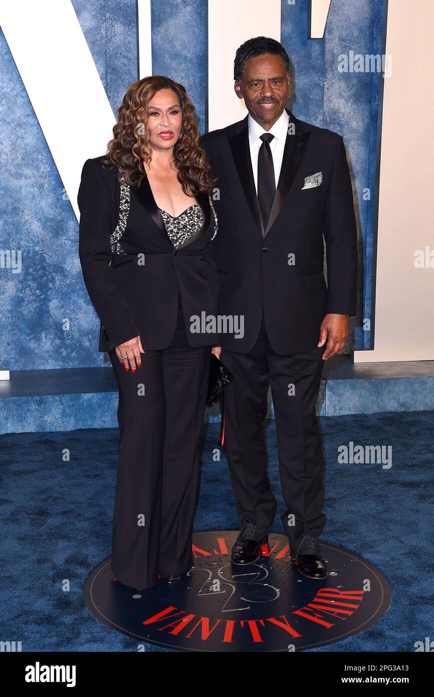 Los Angeles, CA. 12th Mar, 2023. Tina Knowles Lawson, Richard Lawson at ...