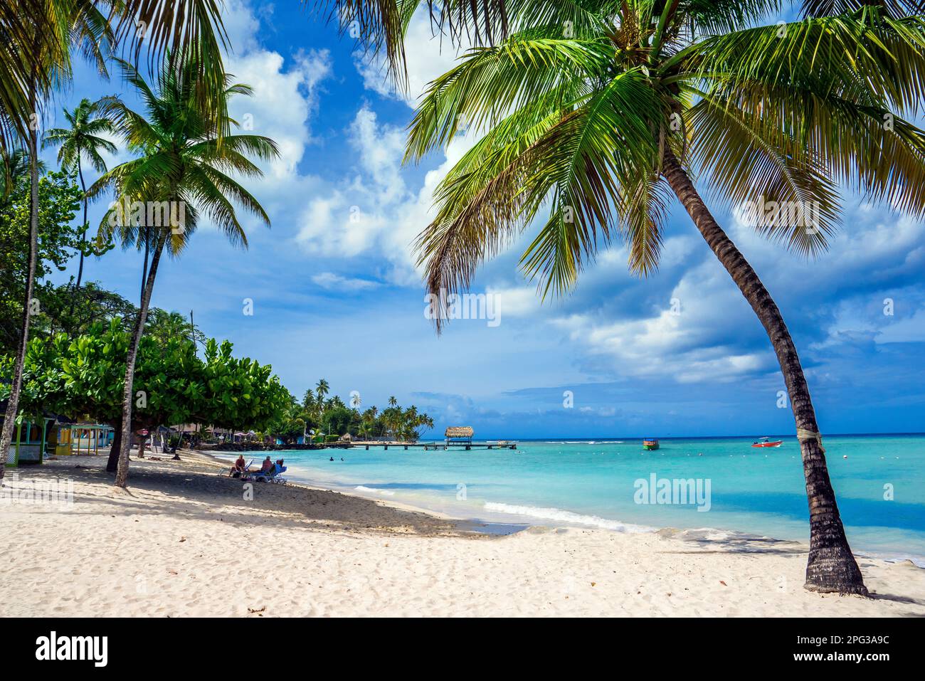 Pigeon Point Tropical Beach, Tobago,Republic of Trinidad and Tobago ...