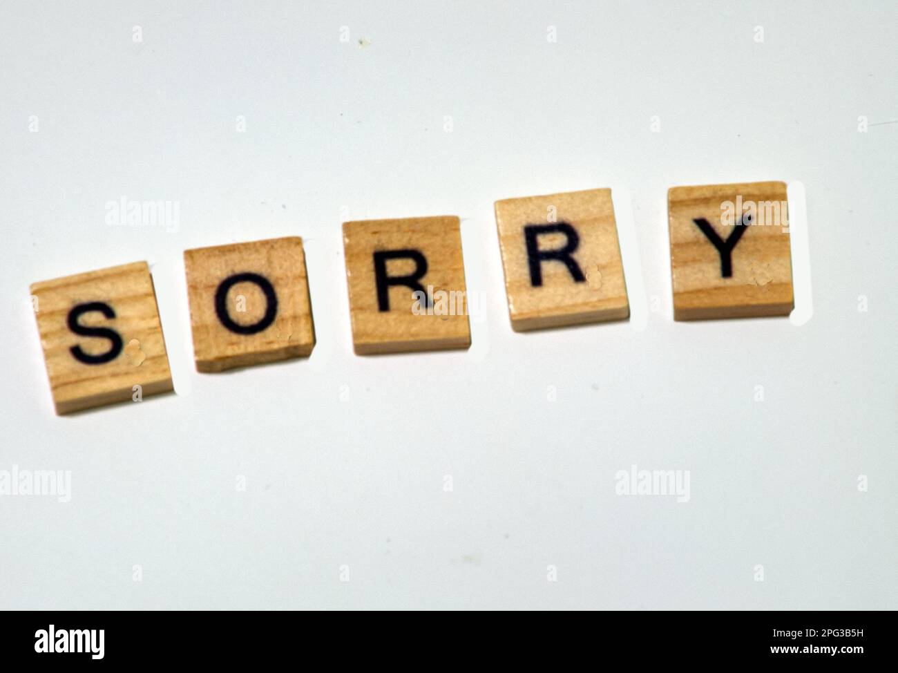 Sorry letters hi-res stock photography and images - Alamy