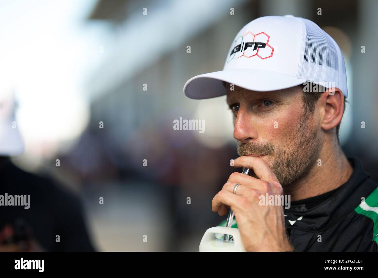 GROSJEAN Romain (swi), Iron Lynx, Lamborghini Huracan GT3 Evo, portrait ...
