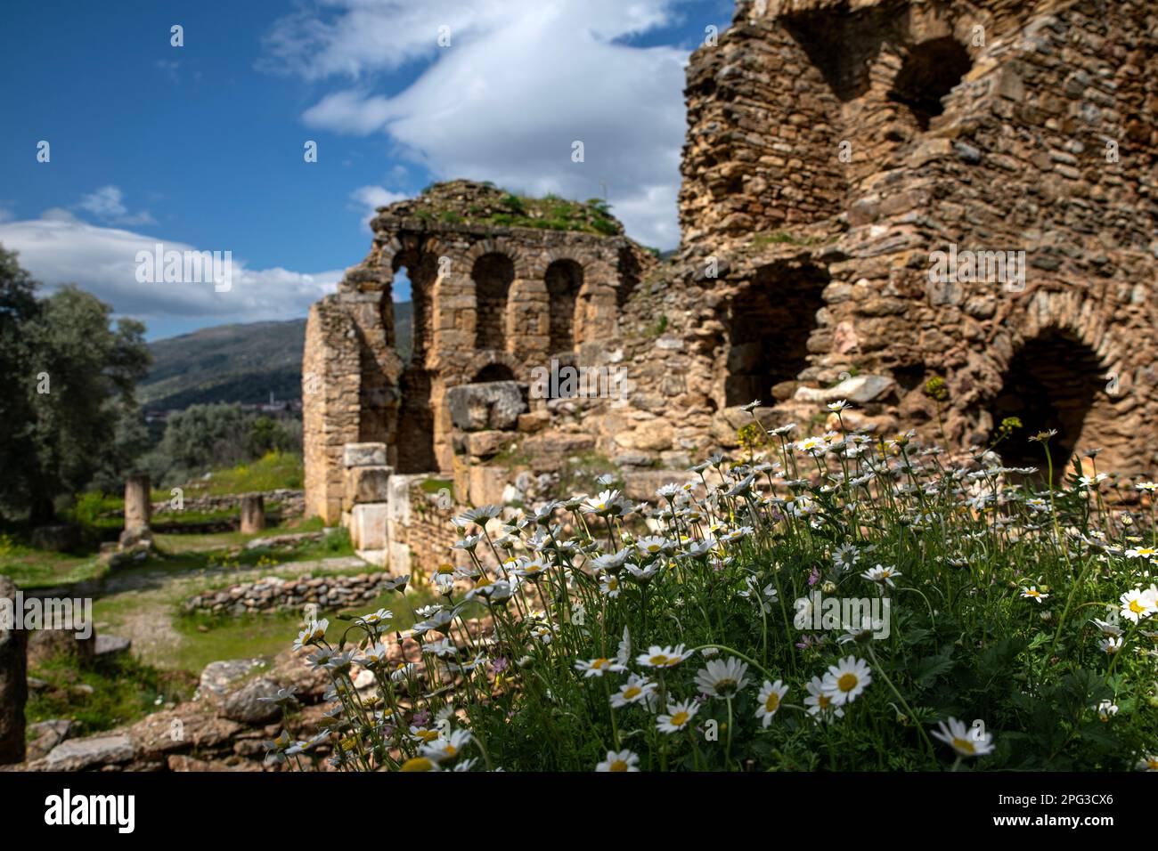 Nysa Ancient City history BC. It is based on the 3rd century. It was ...