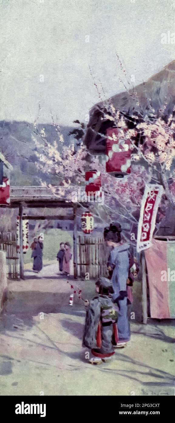 The Gate of the Plum Garden painted by Ella Du Cane from the book ' The ...