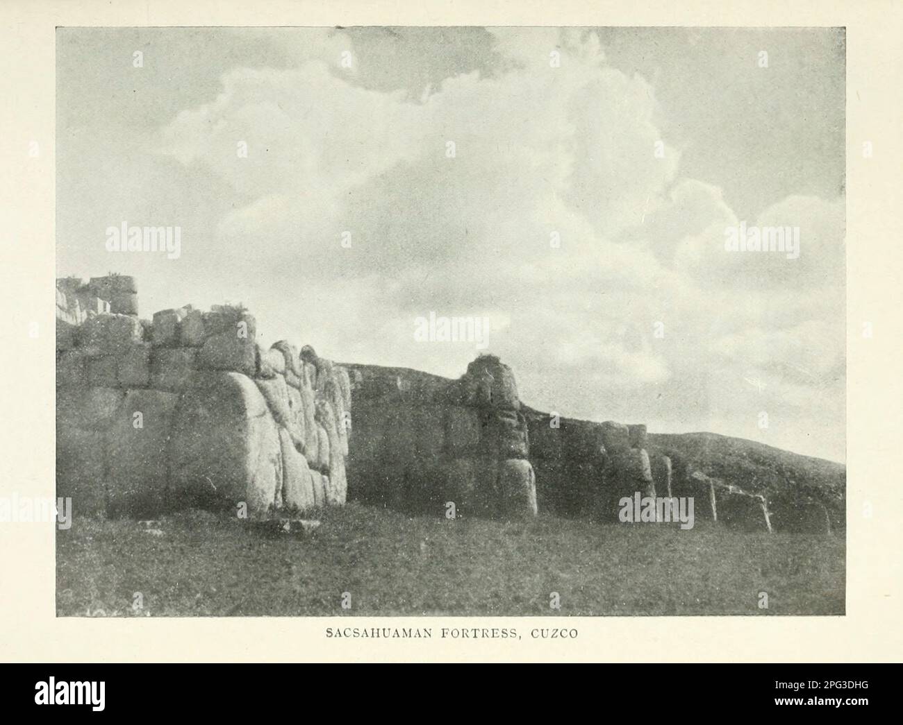 Sacsahuaman Fortress, Cuzco from the book ' The Incas of Peru ' BY SIR ...