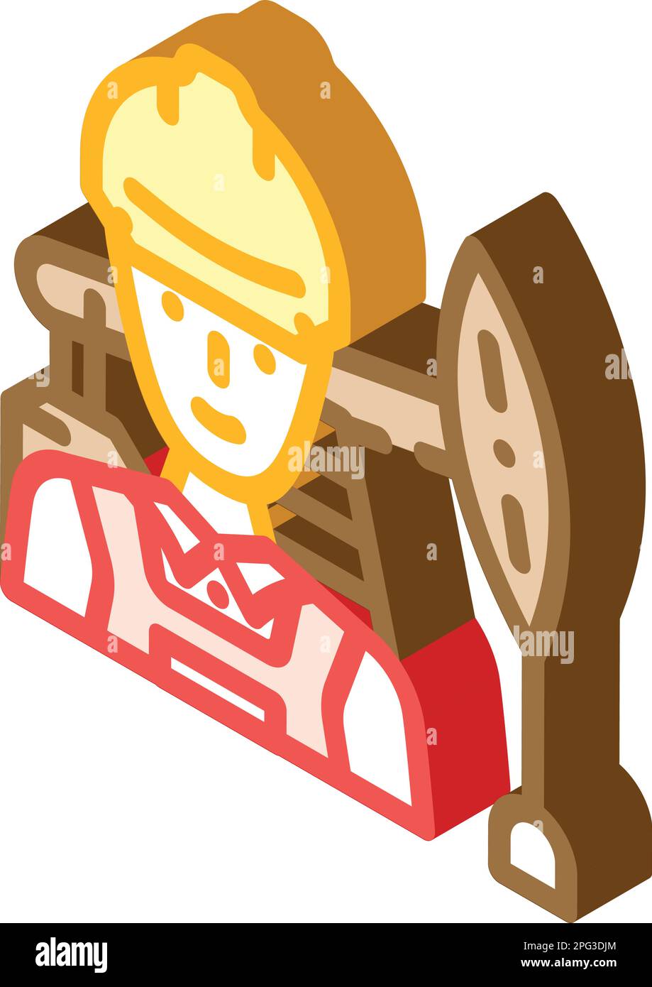 petroleum engineer technology isometric icon vector illustration Stock ...