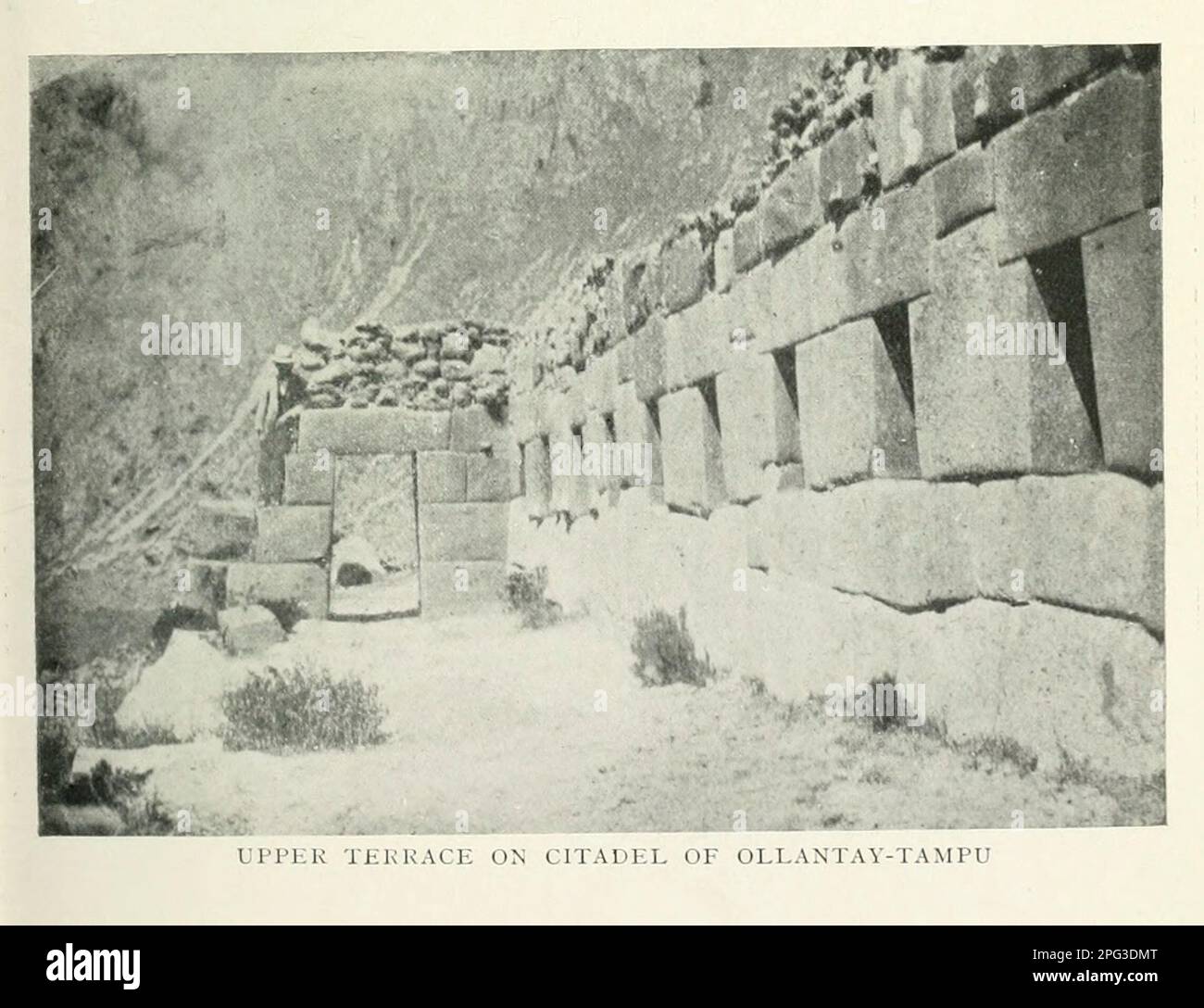 Upper Terrace on Citadel of Ollantay-tampu Ollantaytambo (Quechua ...