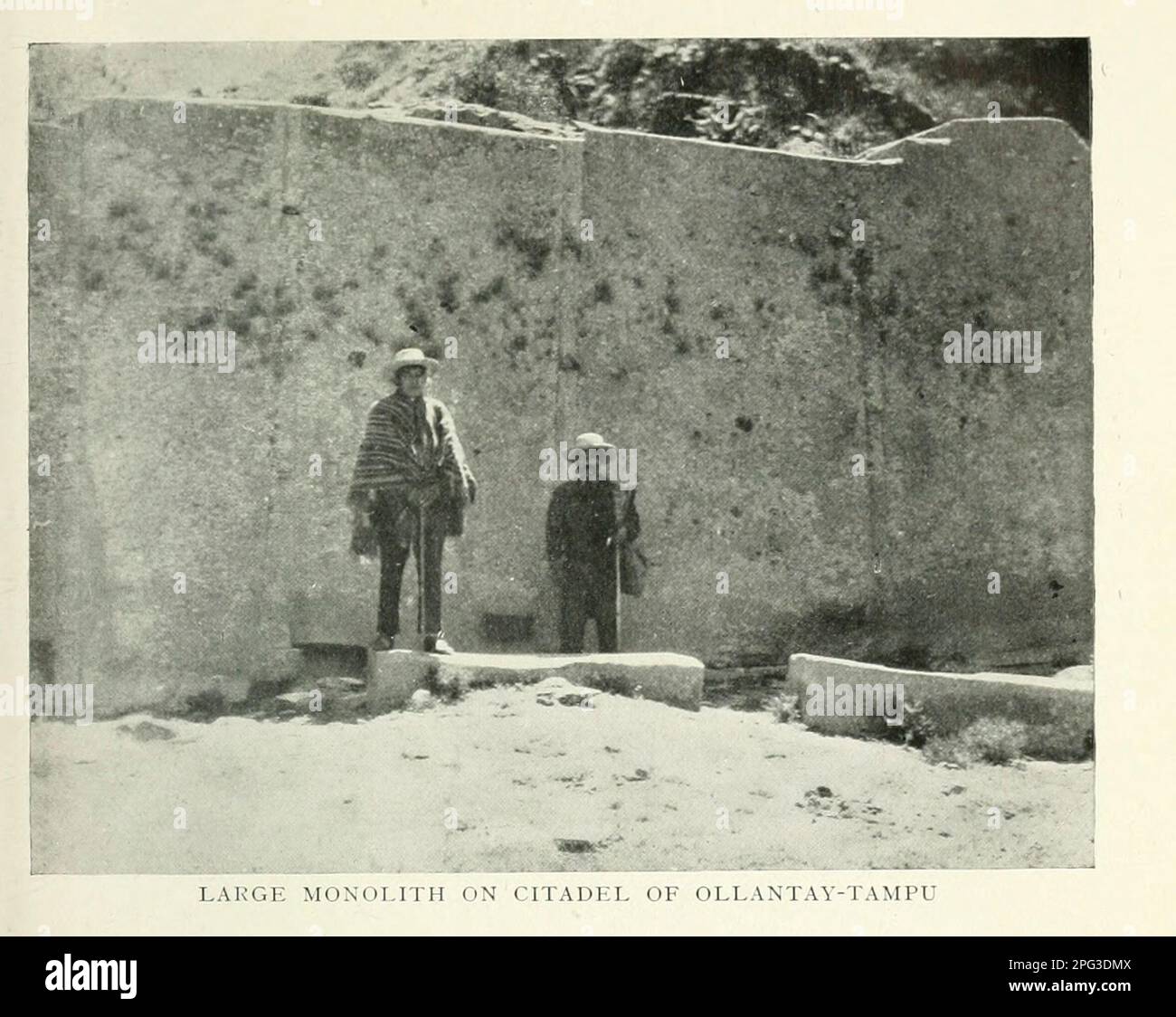 Large Monolith on Citadel of Ollantay-tampu Ollantaytambo (Quechua ...
