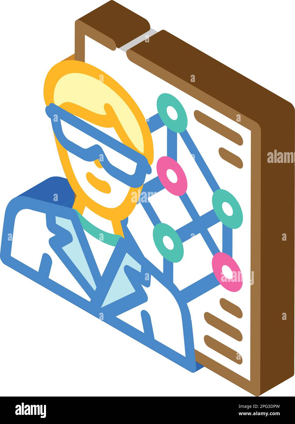 materials engineer technology isometric icon vector illustration Stock ...