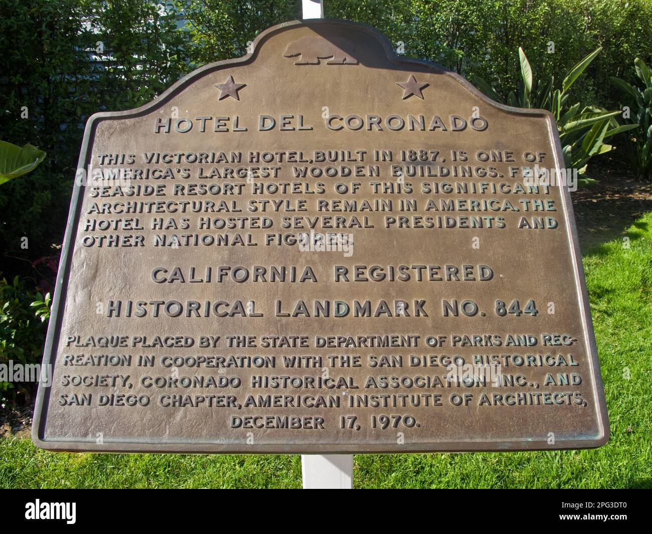 Hotel del coronado sign hi-res stock photography and images - Alamy