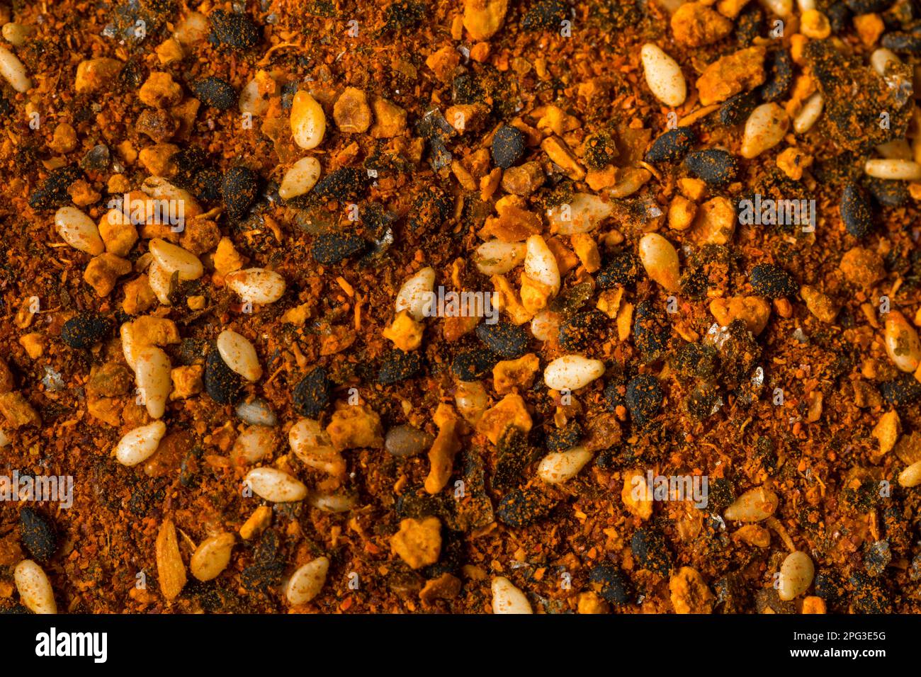 Spicy Togarashi Shichimi Japanese 7 Spice in a Bowl Stock Photo - Alamy