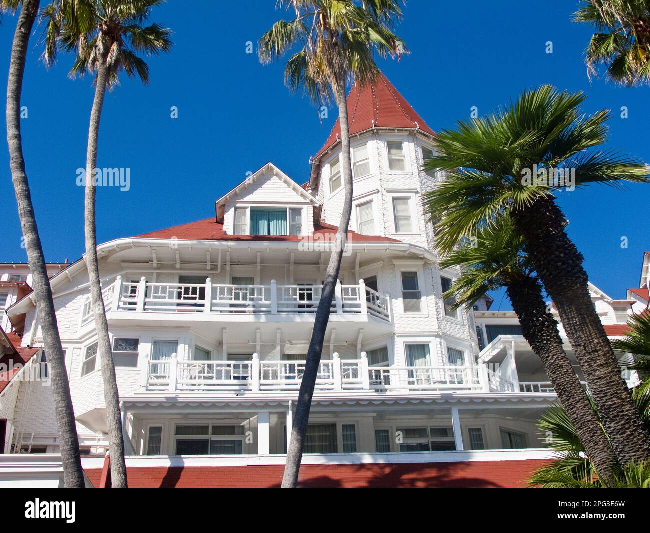 Hotel del Coronado, Coronado, San Dieg, California, USAo. 1887 Stock ...
