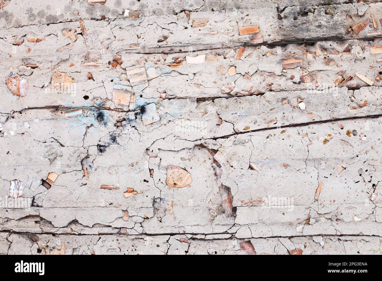 Old brick white color wall background. Light stone texture Stock Photo ...