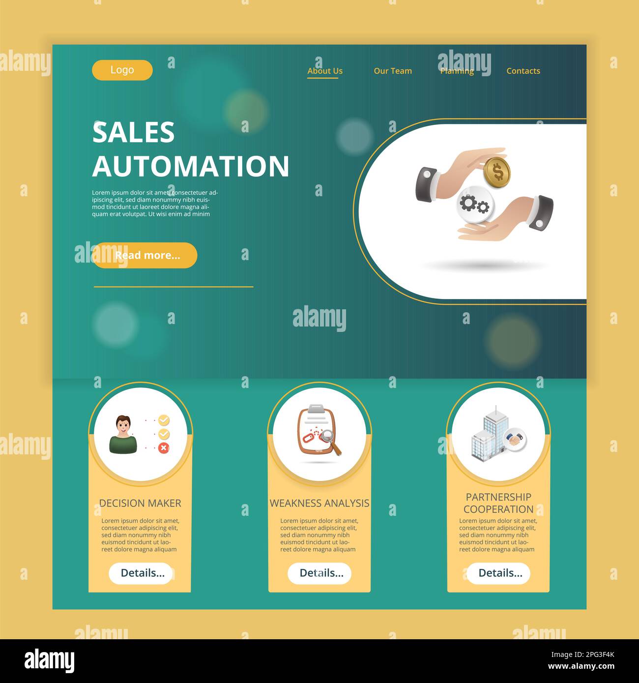 Digital sales platform Stock Vector Images - Alamy