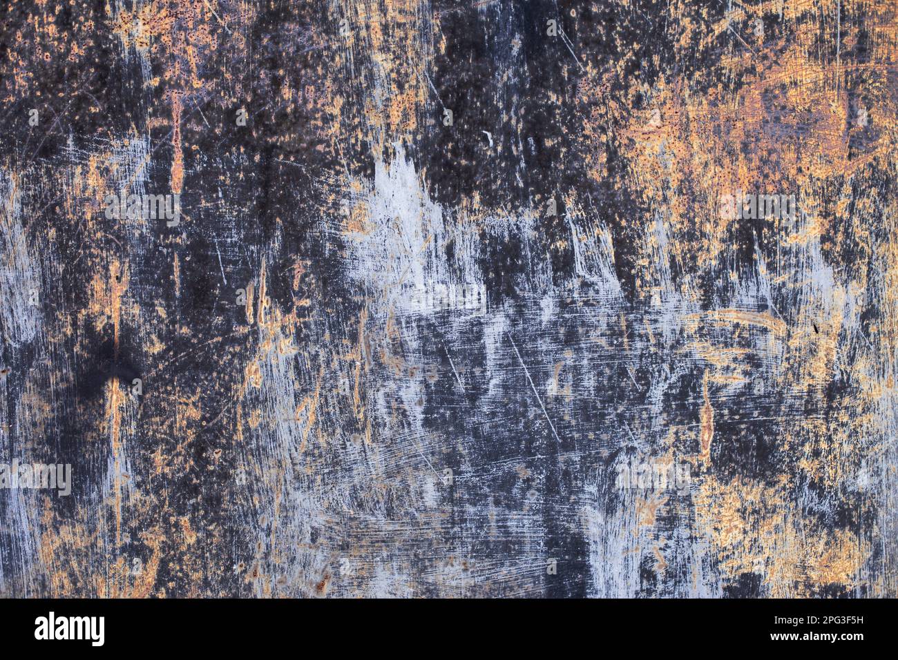 Paint rusty metal brown and black plate background. Texture of an old ...