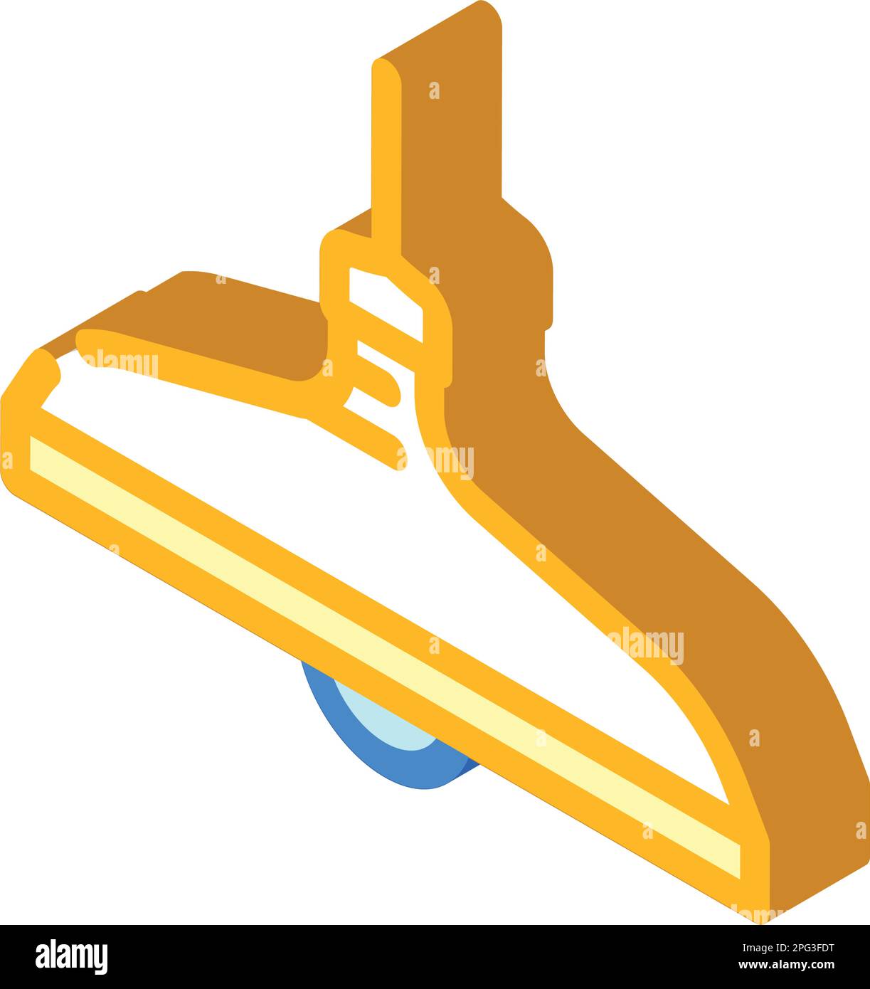 overhead lighting living room isometric icon vector illustration Stock ...