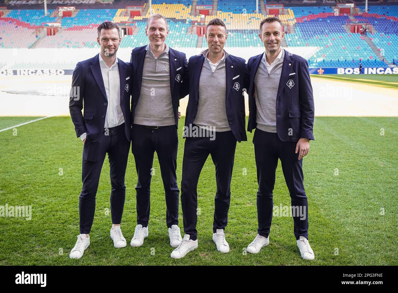 ARNHEM, NETHERLANDS - MARCH 19: Fourth Official Robin Hensgens ...