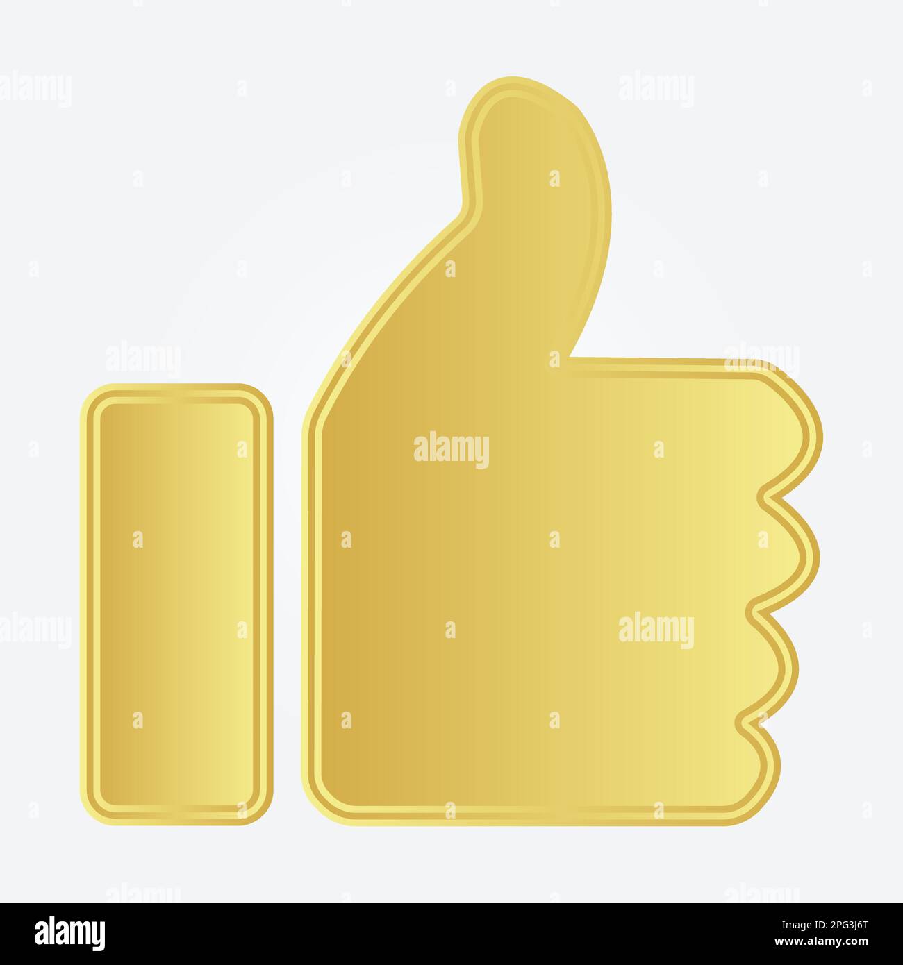 Gold Like icon - Social Media useful Icon, Vector Illustration Abstract ...