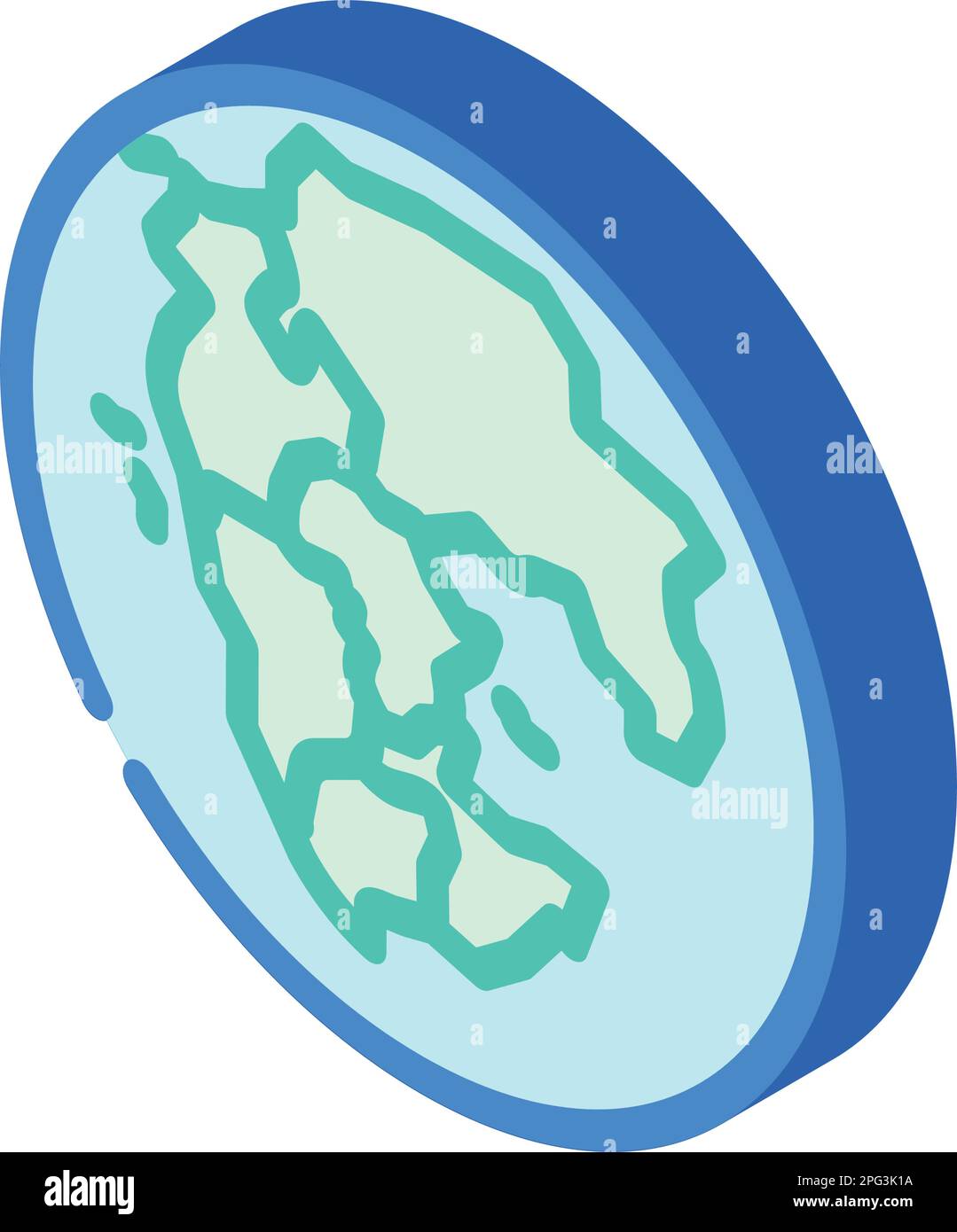 pangaea earth continent map isometric icon vector illustration Stock ...