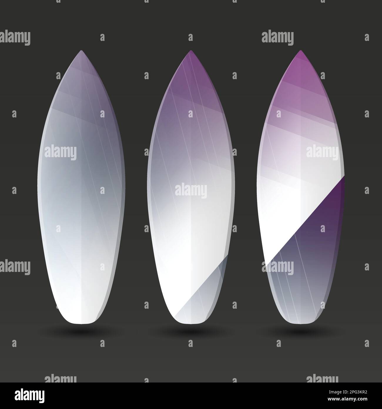 Silver surfboard Stock Vector Images - Alamy