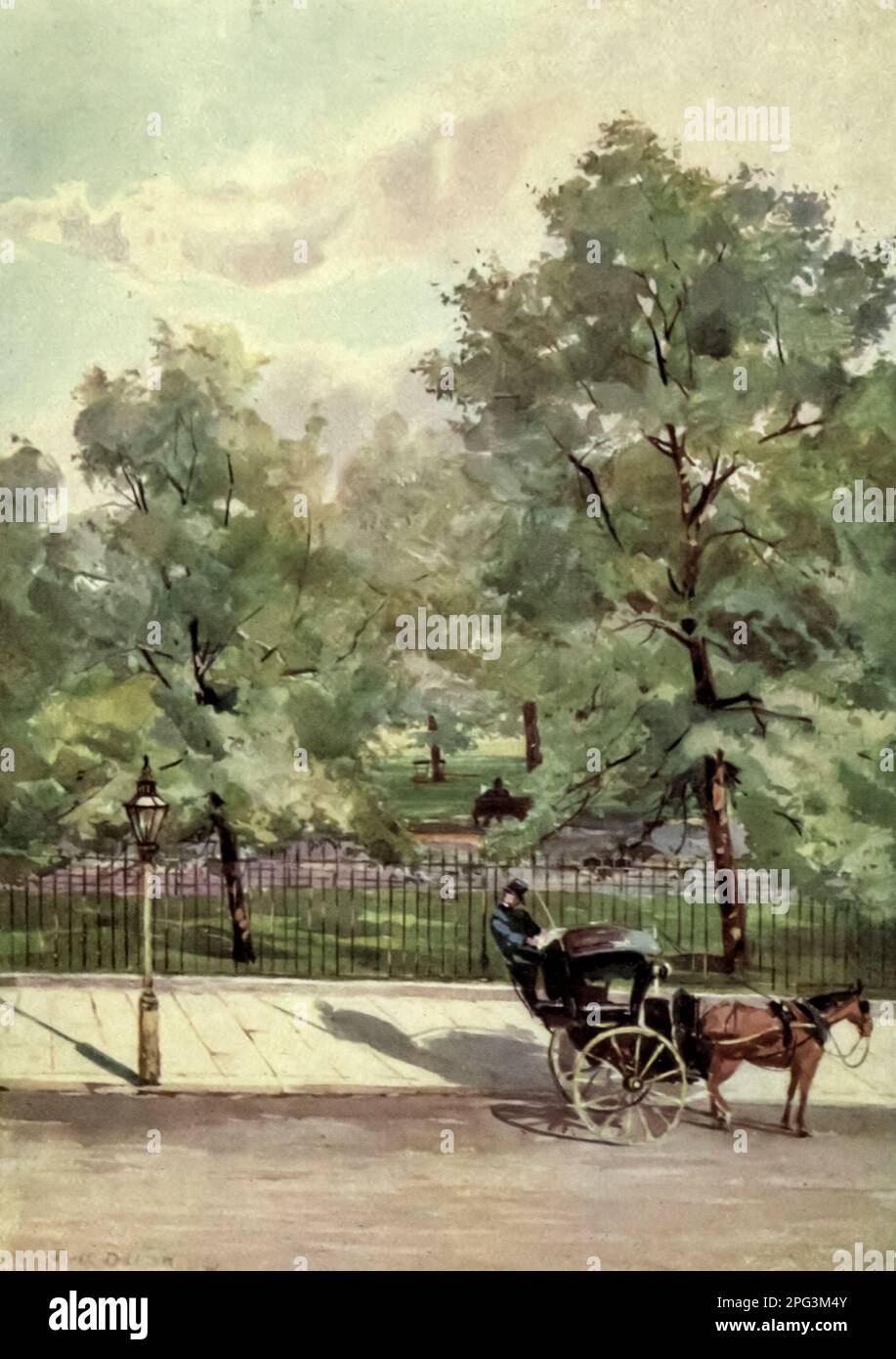 A Hot Afternoon in Piccadilly watercolour painted by Rose Barton from ...