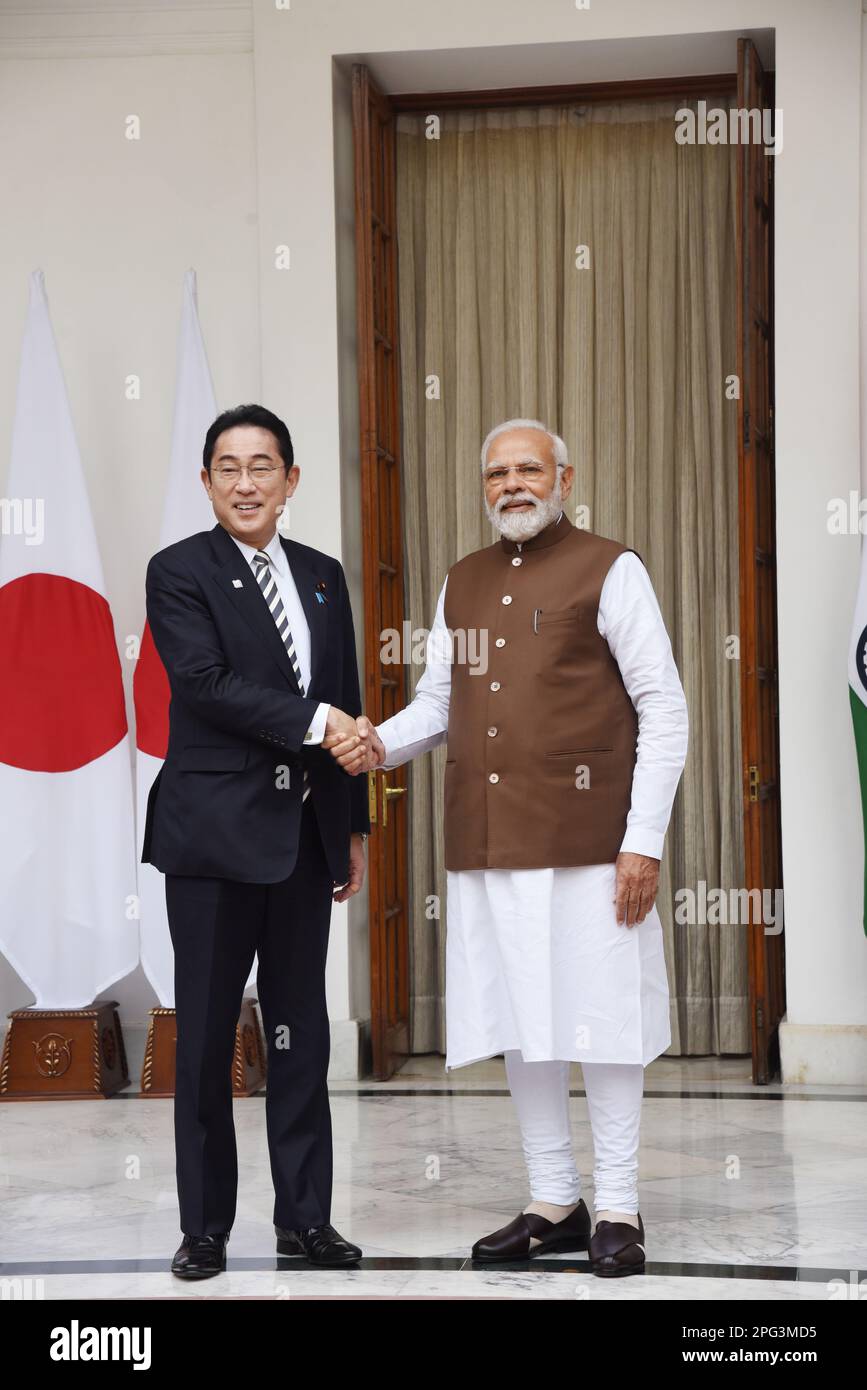 New Delhi, India. 20th Mar, 2023. Indian Prime Minister Narendra Modi ...