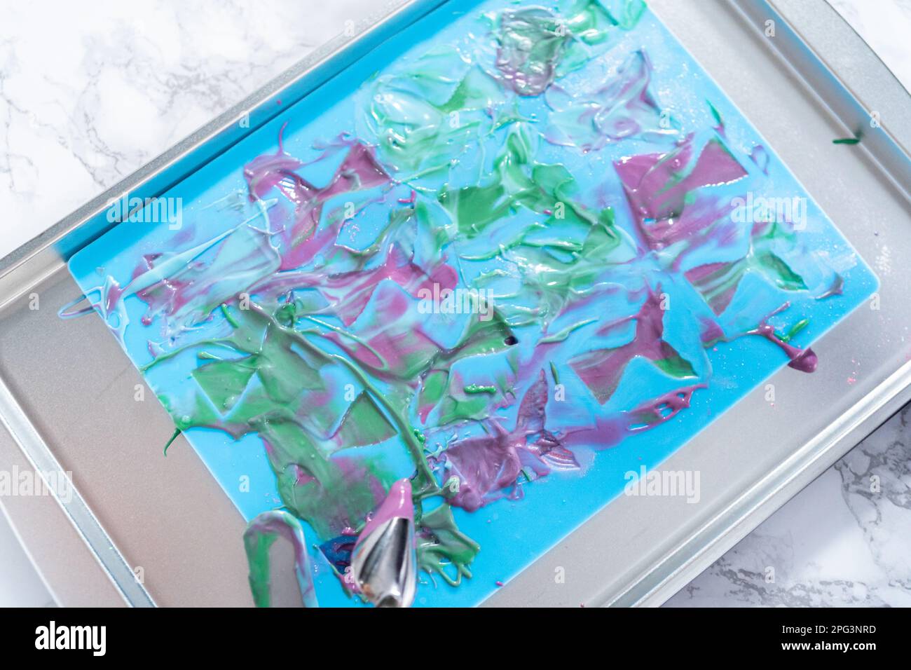 Chocolate mermaid tails Stock Photo - Alamy