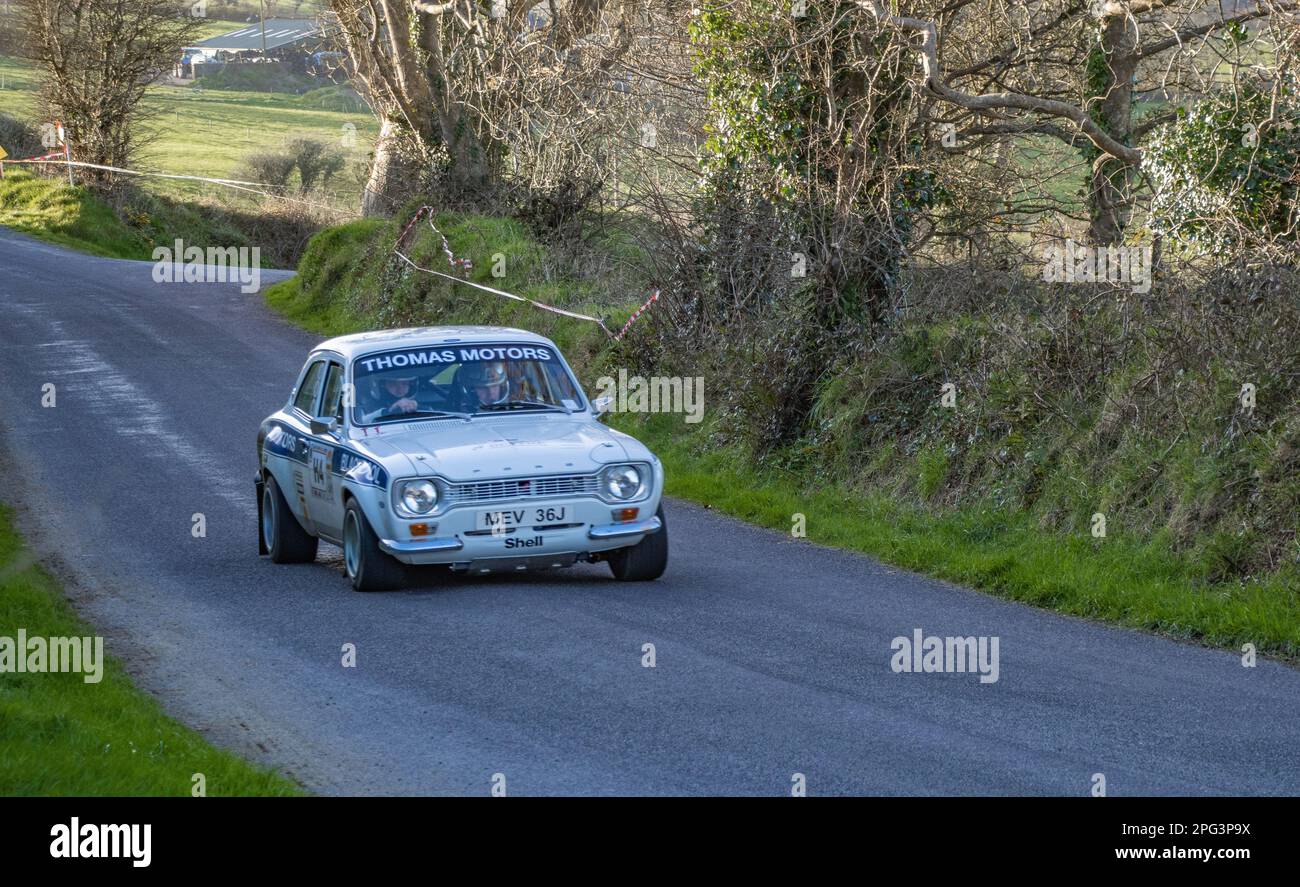 Historic Section West Cork Rally, Clonakilty, March 2023 Stock Photo ...