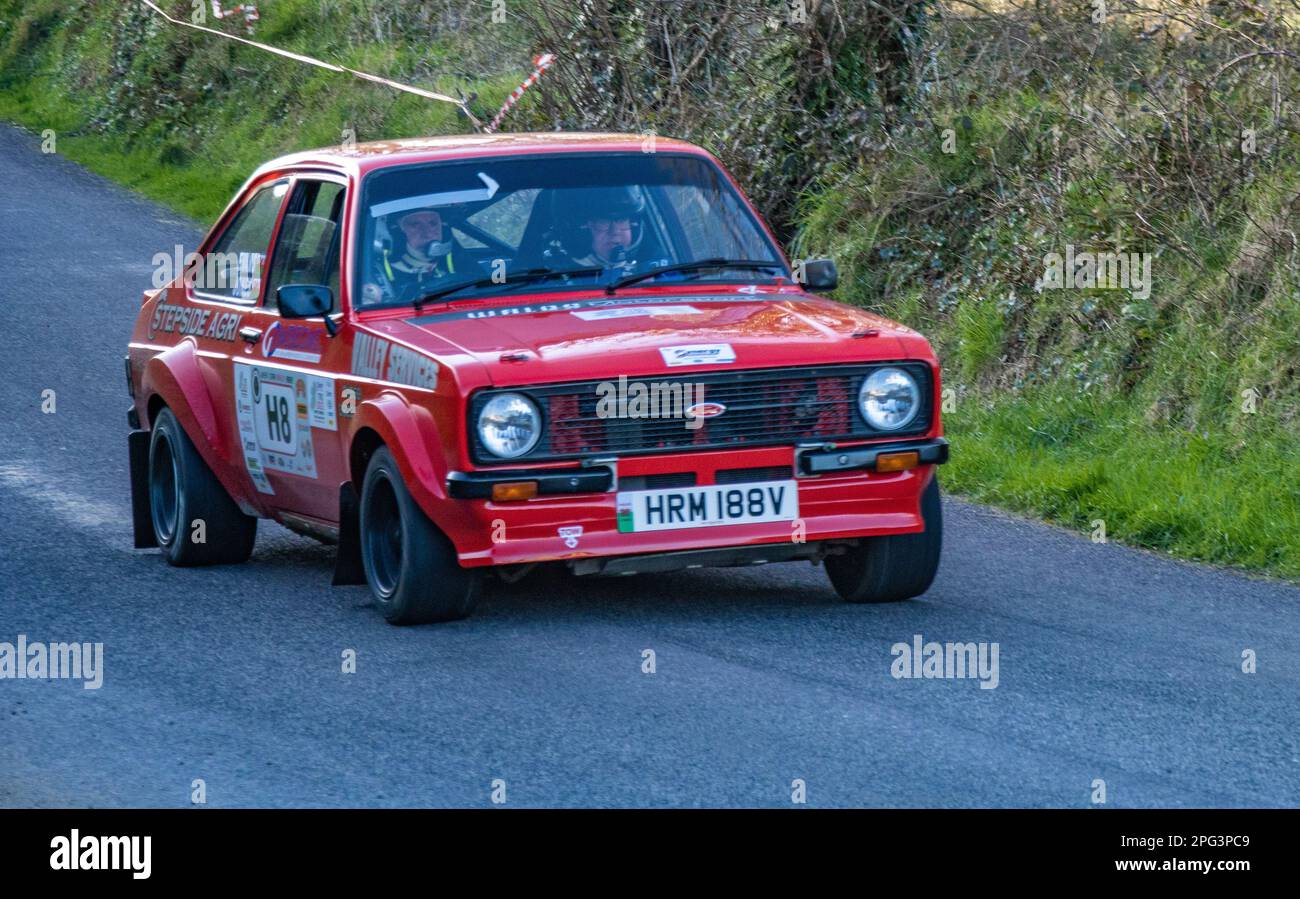 Historic Section West Cork Rally, Clonakilty, March 2023 Stock Photo ...