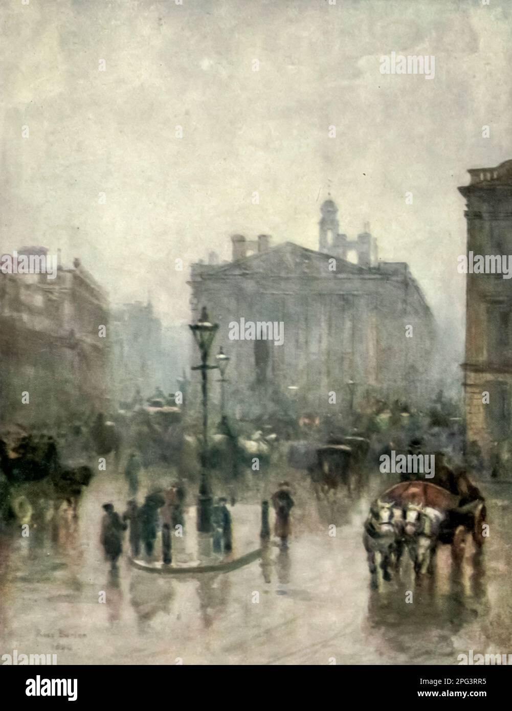 The Royal Exchange watercolour painted by Rose Barton from the book ...