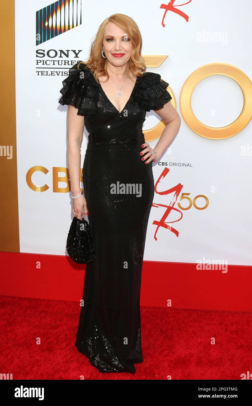 Adrienne Frantz at arrivals for THE YOUNG AND THE RESTLESS 50th ...