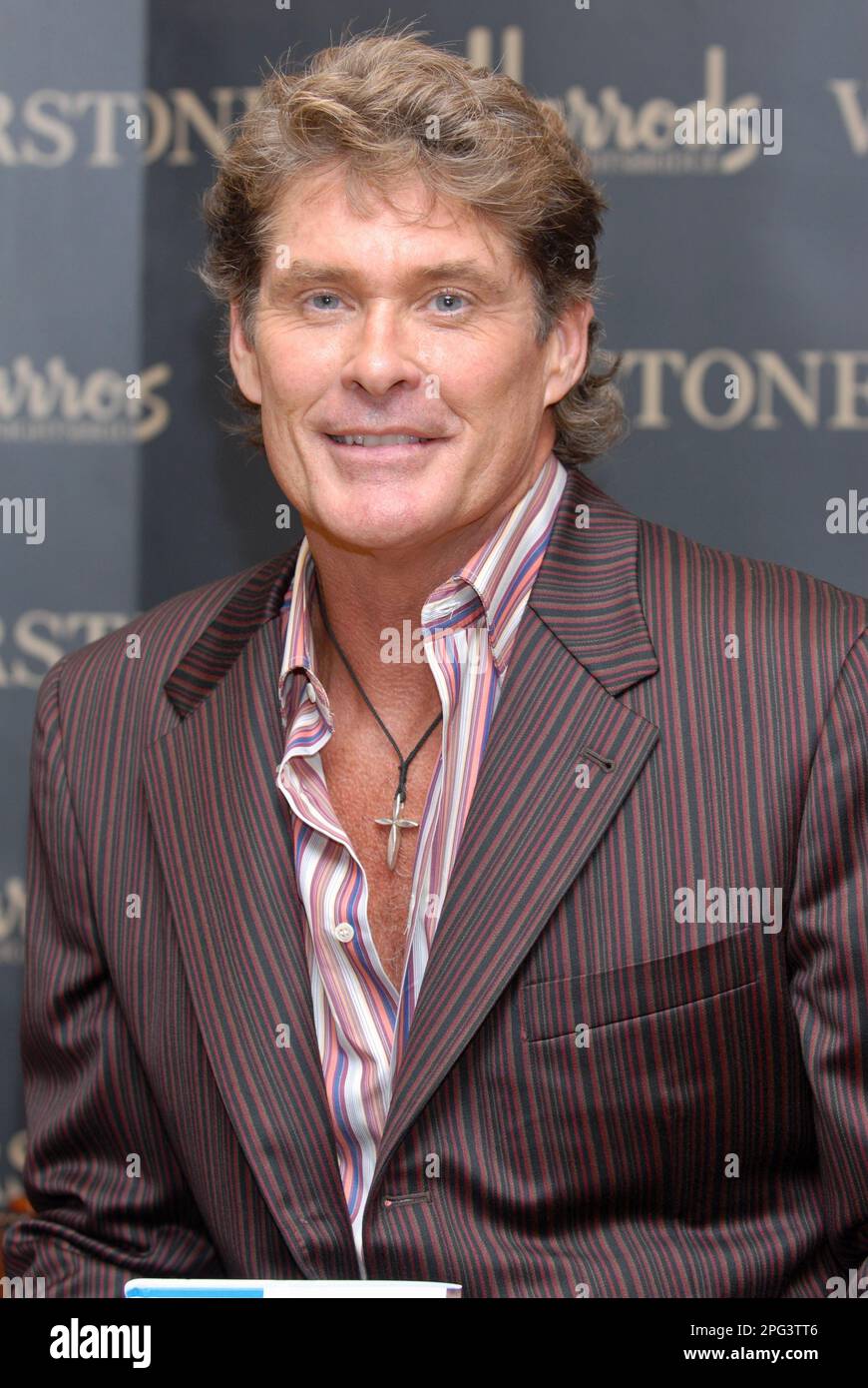 David Hasselhoff. Harrods, Waterstones, Knightsbridge, London. UK Stock ...