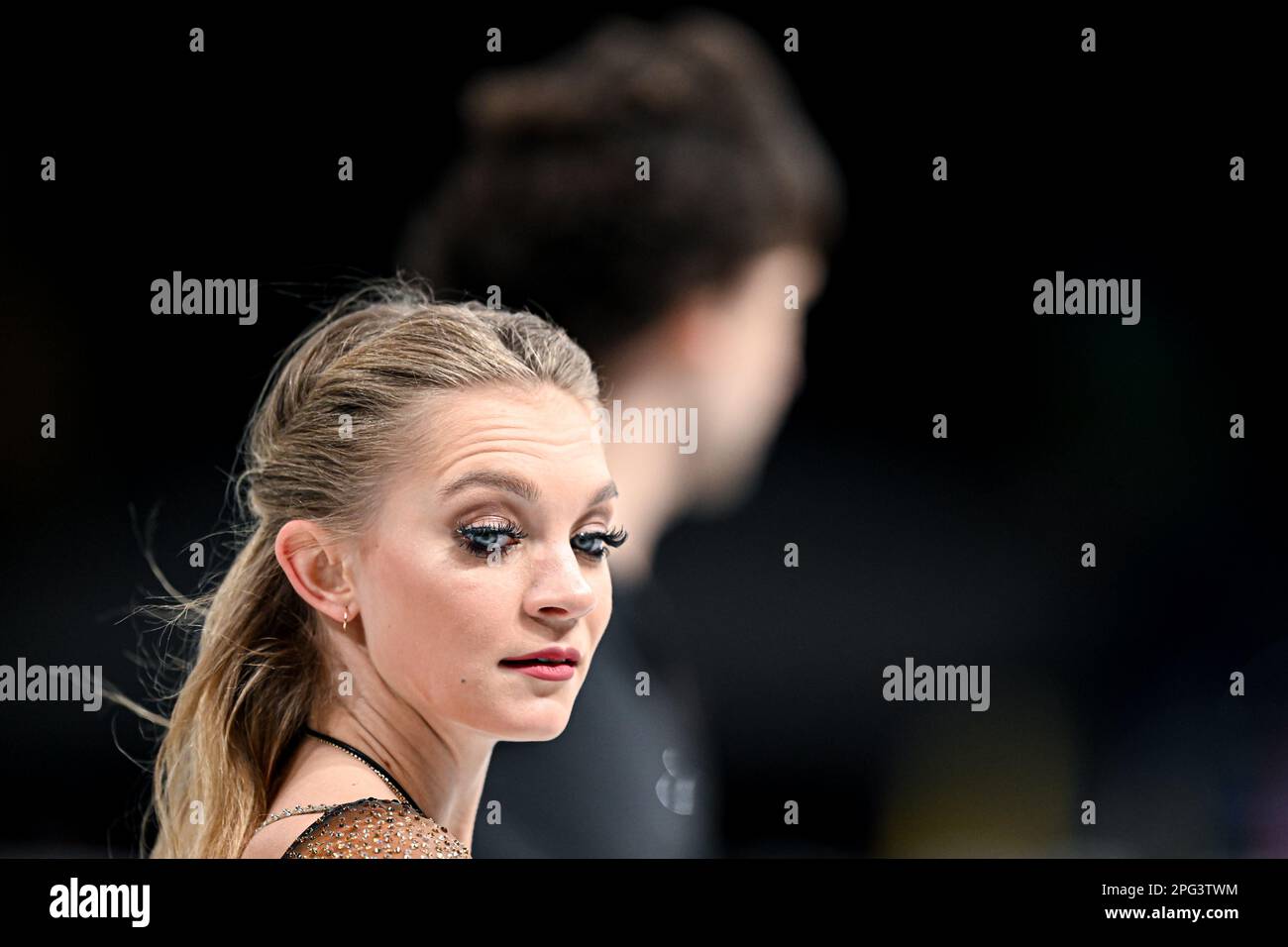 Maria KAZAKOVA & Georgy REVIYA (GEO), during Ice Dance Practice, at the ...