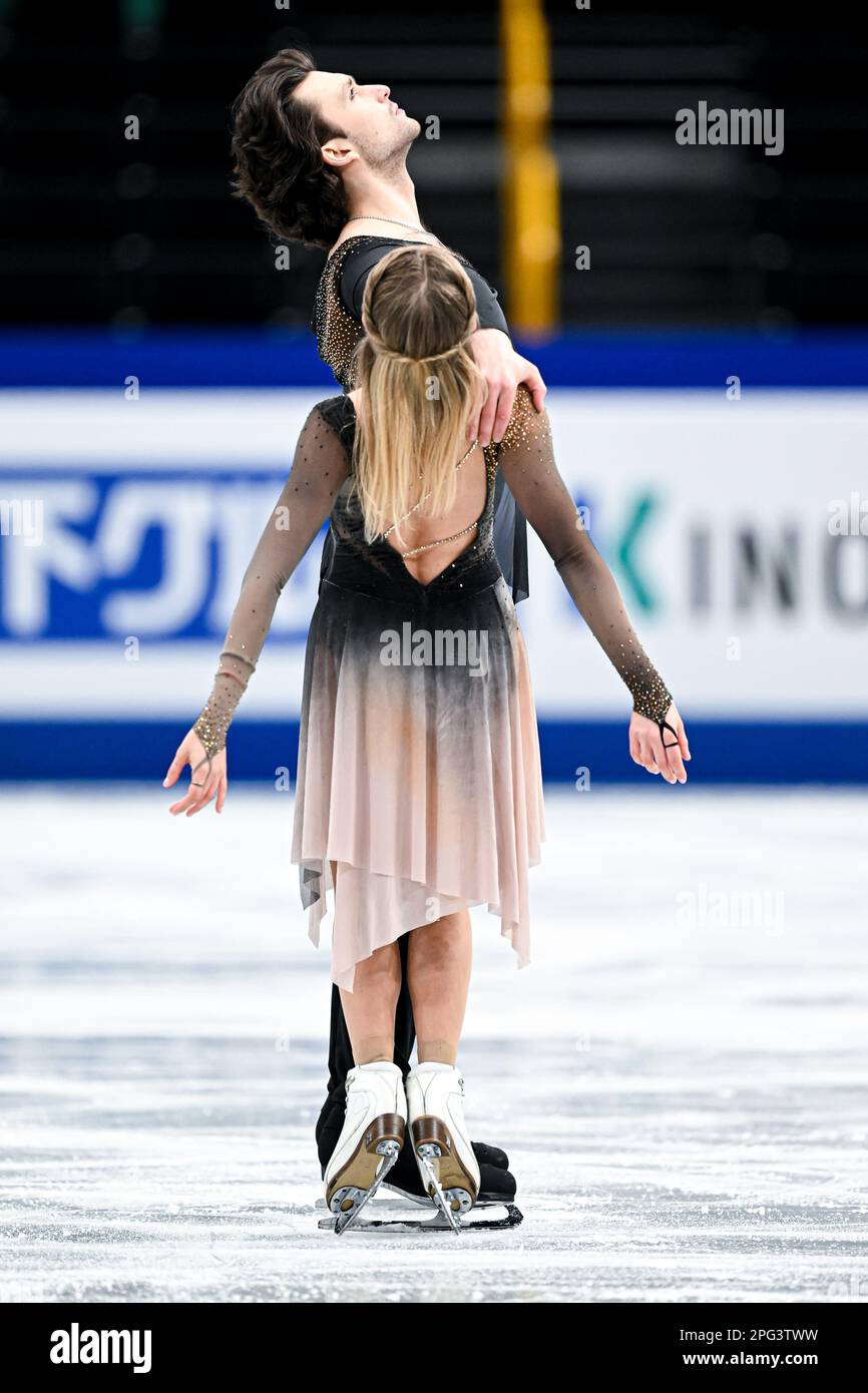 Maria KAZAKOVA & Georgy REVIYA (GEO), during Ice Dance Practice, at the ...