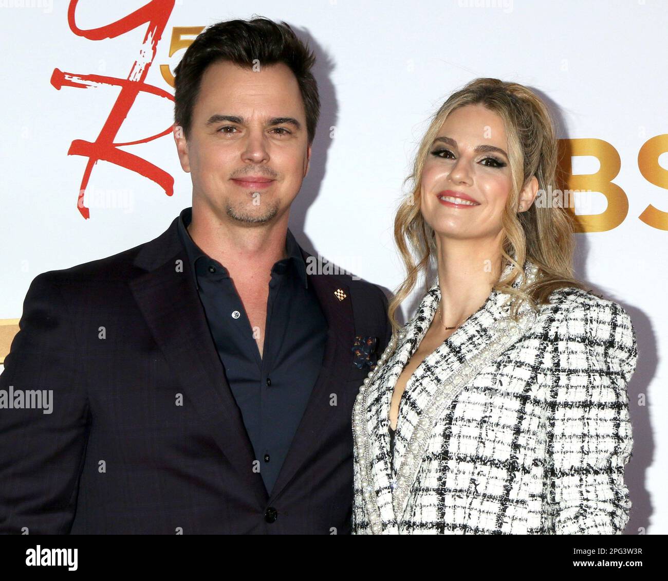Darin Brooks, Kelly Kruger at arrivals for THE YOUNG AND THE RESTLESS 50th Anniversary ...