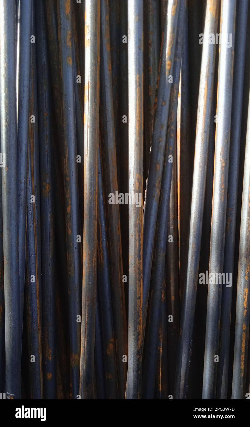 set reinforced steel metal iron background Stock Photo - Alamy