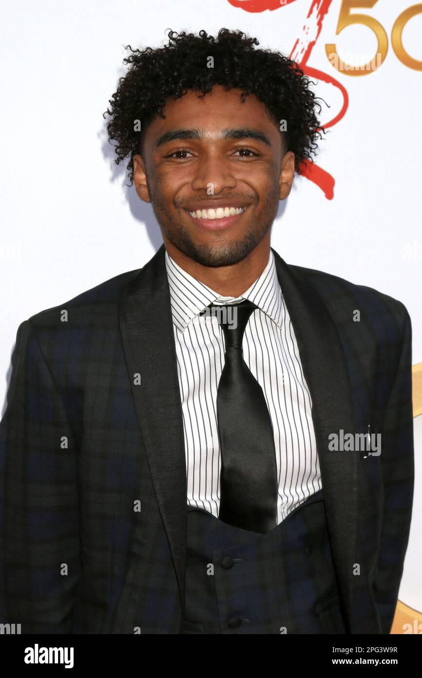 Jacob Aaron Gaines at arrivals for THE YOUNG AND THE RESTLESS 50th ...
