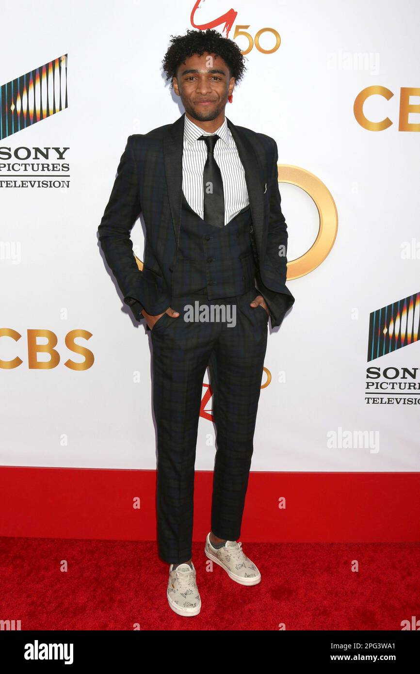 Jacob Aaron Gaines at arrivals for THE YOUNG AND THE RESTLESS 50th ...