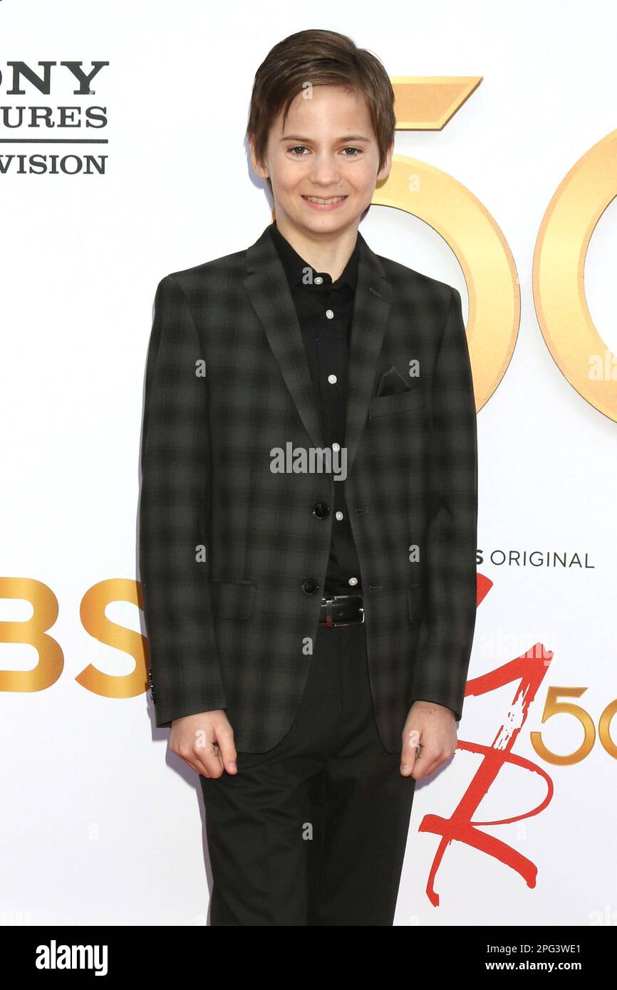Judah Mackey at arrivals for THE YOUNG AND THE RESTLESS 50th ...