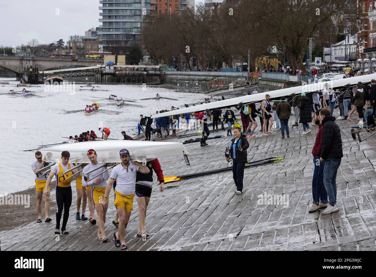 The Head of the River Race, against-the-clock rowing race held annually ...