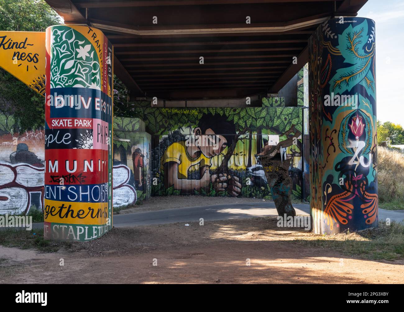 The recently widened Filton Bank railway crosses Stapleton Road on a ...