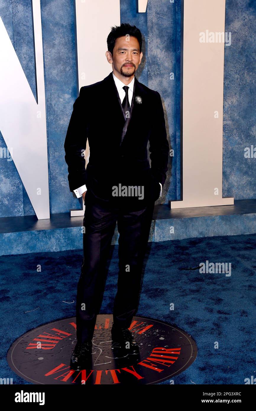 Los Angeles, CA. 12th Mar, 2023. John Cho at arrivals for Vanity Fair ...