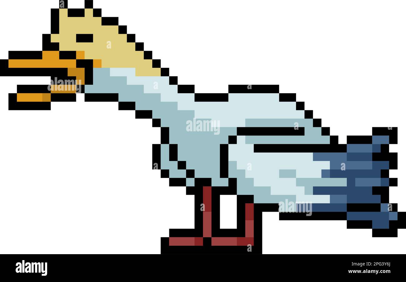 Long neck white bird Stock Vector Images - Alamy